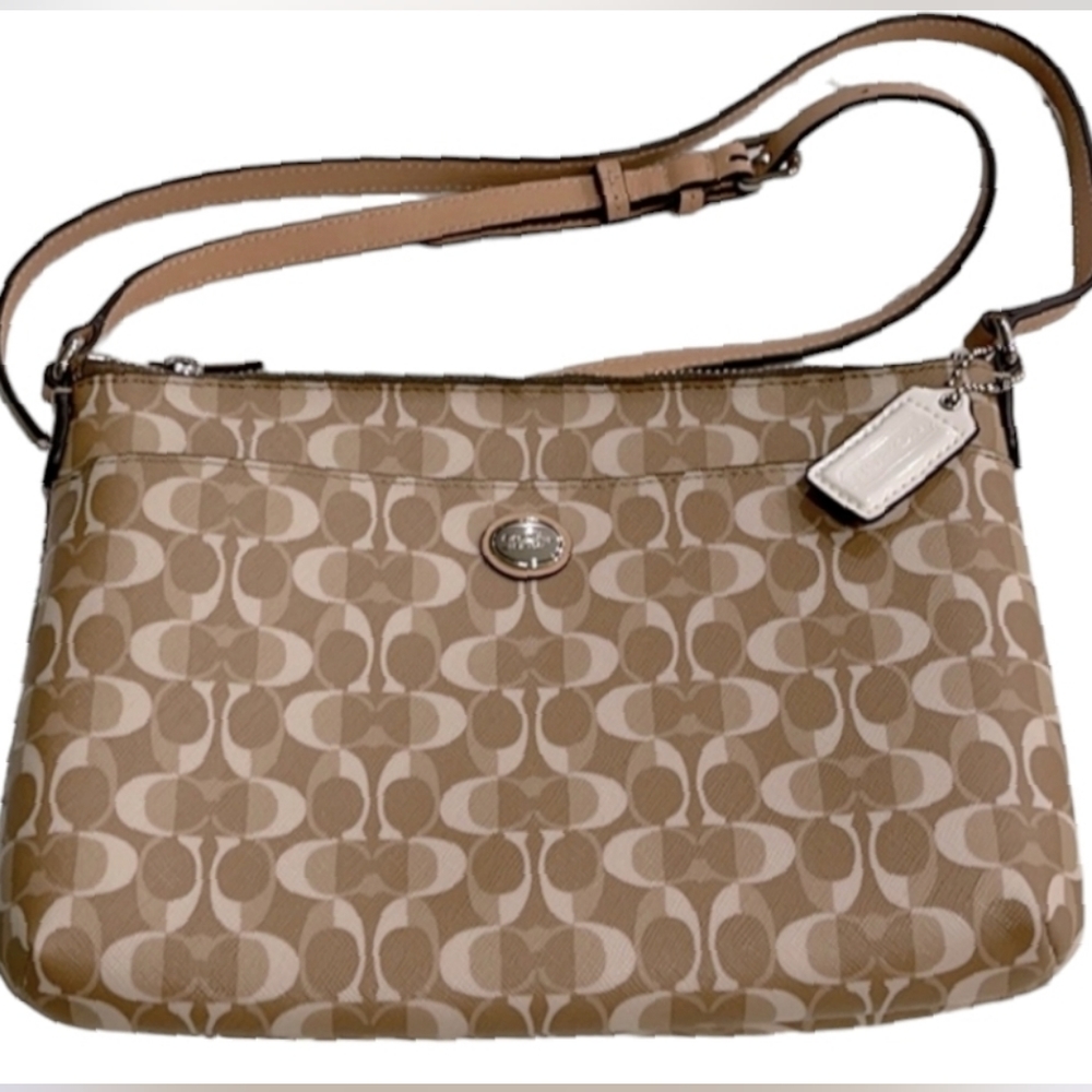 Coach Peyton Dream Coated Canvas Crossbody - Gem